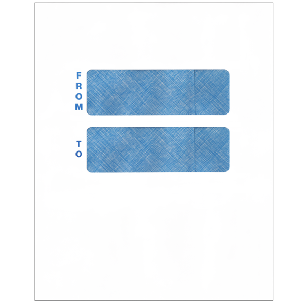 Forms CS UltraTax Tax Return mailing Envelope with Stacked Windows CENVBE